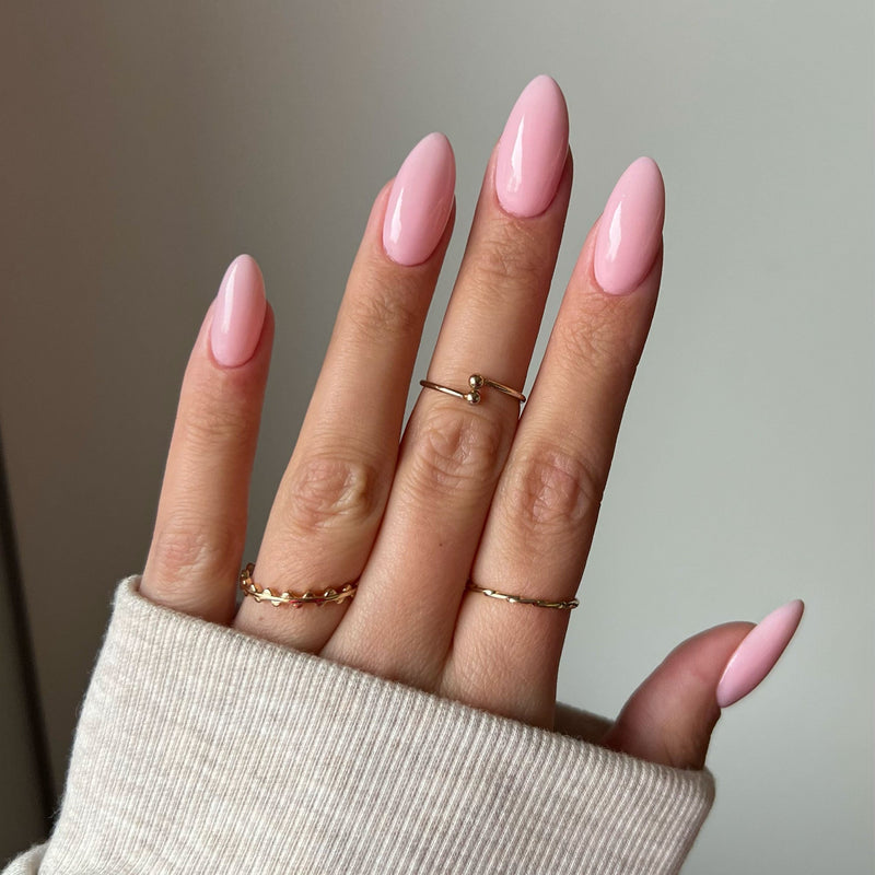 Charming Baby Pink Nail Powder | Simple Nail Designs | GLAMRDiP ...